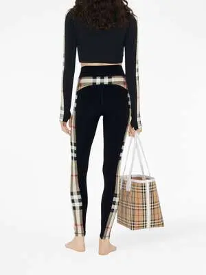 Burberry Vintage Check Panel Cropped Top