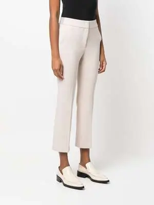 Peserico High-waisted Straight-leg Trousers - Neutrals