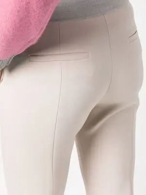 Peserico High-waisted Straight-leg Trousers - Neutrals