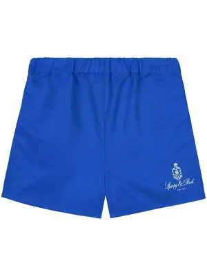 SPORTY & RICH Logo-print Shorts