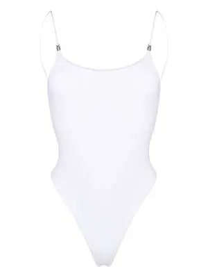 Dsquared2 Be Icon Open-back Swimsuit - White