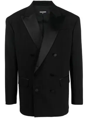 Dsquared2 Double-breasted Silk-lapels Blazer