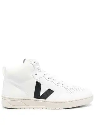 VEJA V-15 High-top Sneakers - White