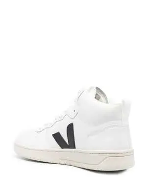 VEJA V-15 High-top Sneakers - White