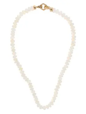 Harwell Godfrey 18kt Yellow Gold Opal Necklace - White
