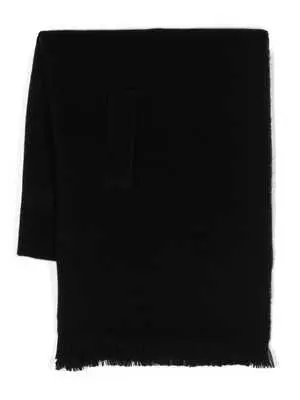 GENTRYPORTOFINO Fringed Wool Scarf