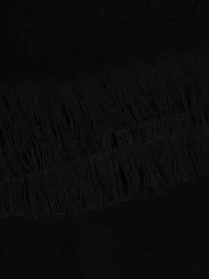 GENTRYPORTOFINO Fringed Wool Scarf