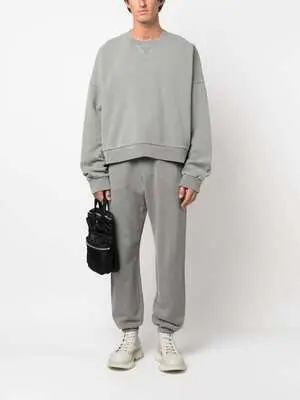 ENTIRE STUDIOS Mélange-effect Cotton Sweatshirt - Grey