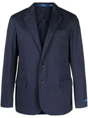 Polo Ralph Lauren Single-breasted Logo-patch Blazer