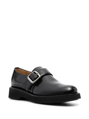 Church's Buckled Polished-leather Loafers