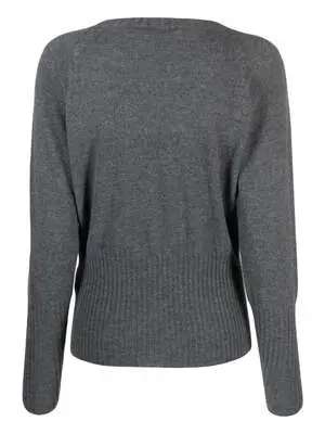 Seventy Ribbed Wool-cashmere Jumper - Grey