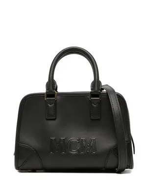 Mcm Mini Aren Embossed Leather Bag