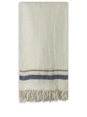 THE HOUSE OF LYRIA Miracoloso Striped Bath Towel - Neutrals
