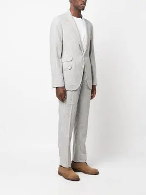 Brunello Cucinelli Single-breasted Checked Suit