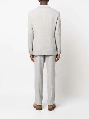 Brunello Cucinelli Single-breasted Checked Suit