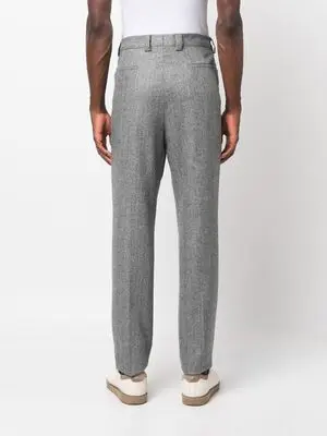 Brunello Cucinelli Pressed-crease Trousers - Grey