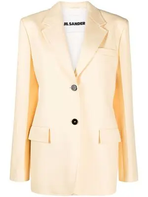 JIL SANDER Cotton-twill Blazer