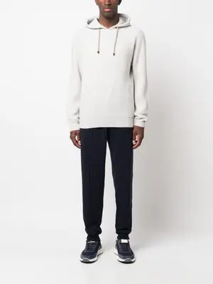 Brunello Cucinelli Drawstring Cotton Track Pants