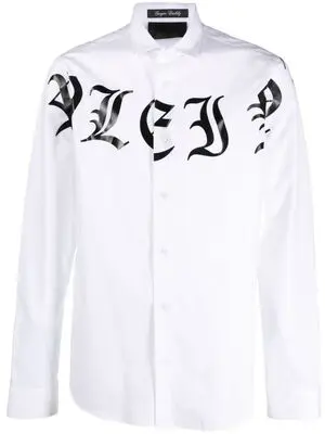 Philipp Plein Sugar Daddy Logo-print Shirt - White