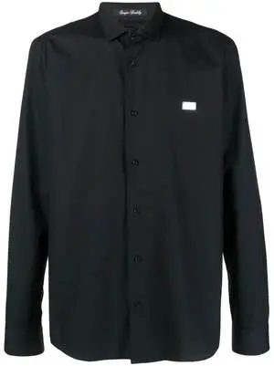 Philipp Plein Sugar Daddy Cut Ls Shirt - Black