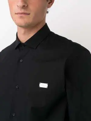 Philipp Plein Sugar Daddy Cut Ls Shirt - Black