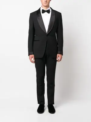 Philipp Plein Black Tie Cotton Shirt