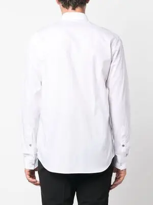 Philipp Plein Black Tie Cotton Shirt