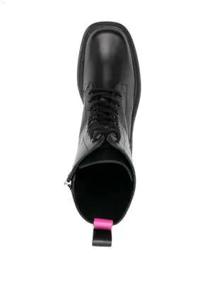 3JUIN Lace-up Leather Boots