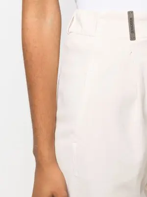 Peserico Slim-cut Tapered-leg Trousers - Neutrals