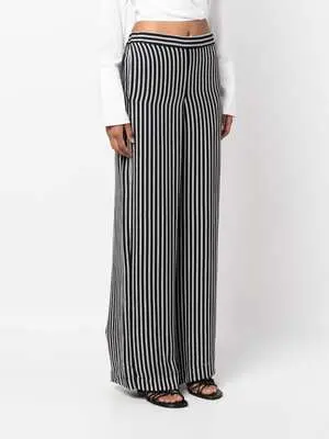 Michael Kors Striped Wide-leg Trousers