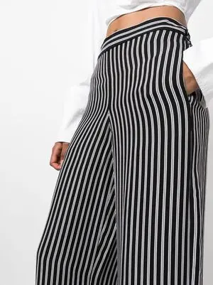 Michael Kors Striped Wide-leg Trousers