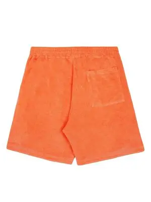 SPORTY & RICH Ny Tennis Club Straight-leg Shorts - Orange