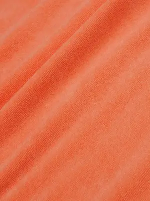 SPORTY & RICH Ny Tennis Club Straight-leg Shorts - Orange