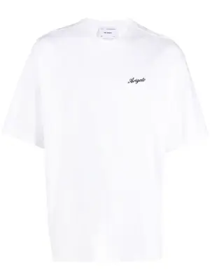 Axel Arigato Logo-embroidered T-shirt - White
