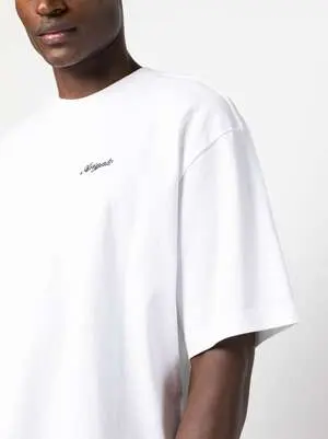 Axel Arigato Logo-embroidered T-shirt - White
