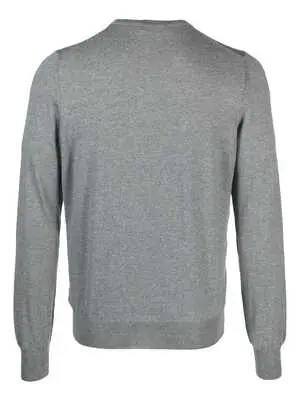 FILERIA Round-neck Virgin Wool Sweater - Grey