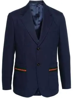 Gucci Web Stripe-embellished Blazer