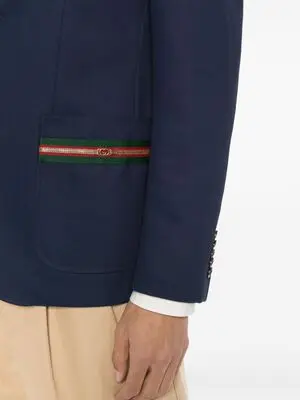 Gucci Web Stripe-embellished Blazer
