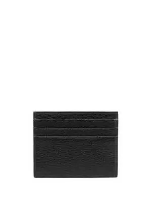 Giorgio Armani Grained-textured Leather Card Holder
