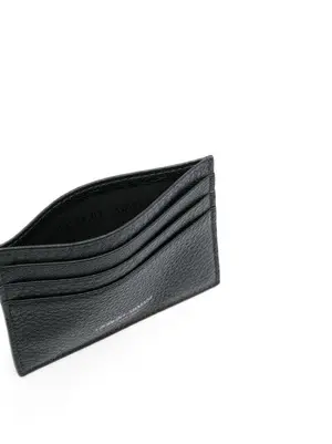 Giorgio Armani Grained-textured Leather Card Holder