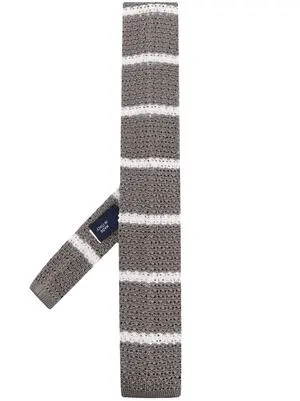 Polo Ralph Lauren Knitted Silk Neck Tie - Grey