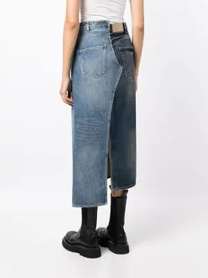 JNBY Asymmetric Denim Skirt