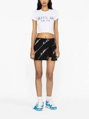 ROTATE BY BIRGER CHRISTENSEN Logo-embellished Miniskirt