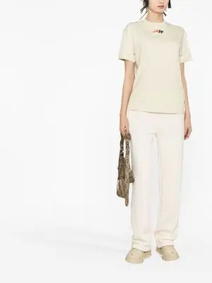 Off-White Graphic-print Cotton T-shirt - Neutrals