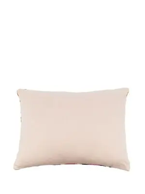 LES-OTTOMANS Abstract-print Velvet Cushion