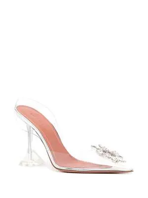 Amina Muaddi Begum 90mm Slingback Pumps