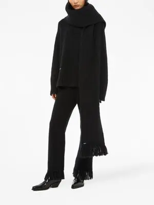 Alanui Fringe-detail Knit Scarf