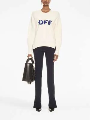 Off-White Off-logo Wool Jumper