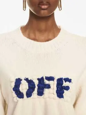 Off-White Off-logo Wool Jumper