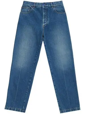 County Of Milan Light Wash Jeans For Men